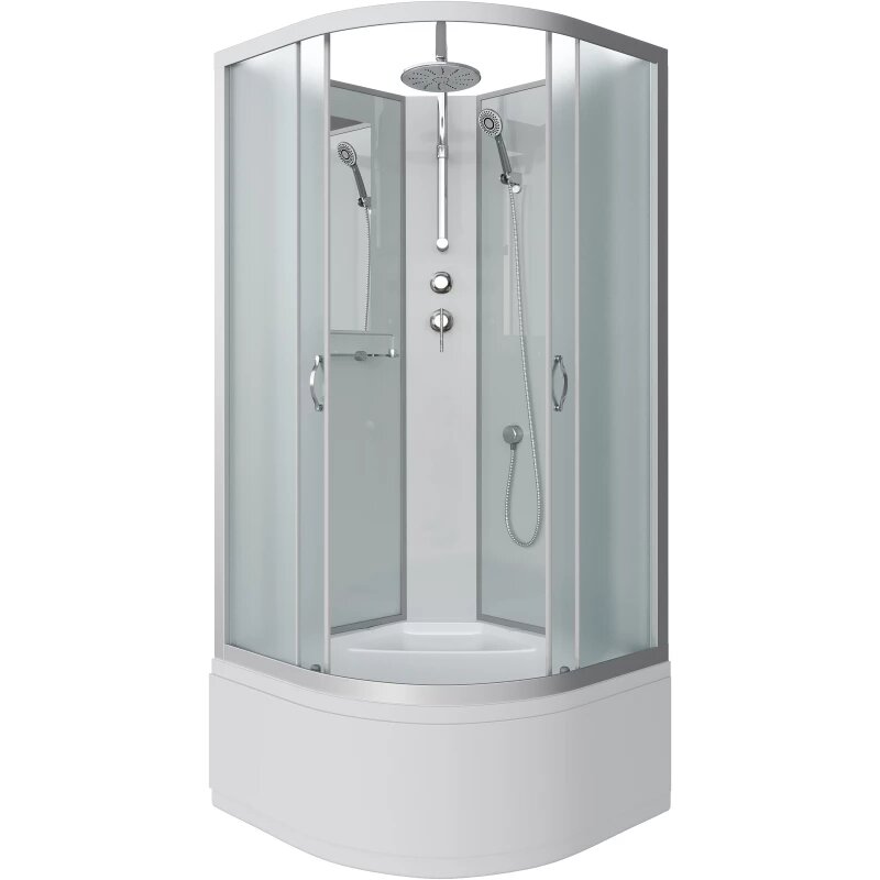 Душевая кабина Niagara Classic NG-2309-14BKT 100x100 см, с тропическим душем