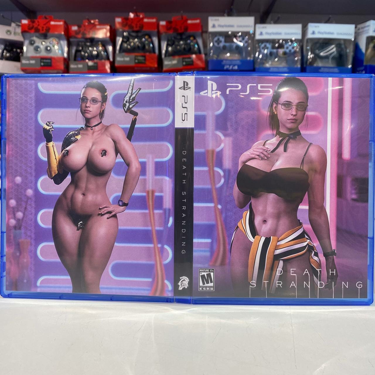 Игра Death Stranding PS5 - Кастомная обложка для диска №25