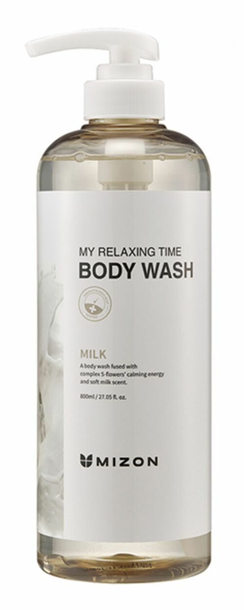 Гель для душа Mizon Body Care My Relaxing Time Body Wash, Гель для душа, Milk