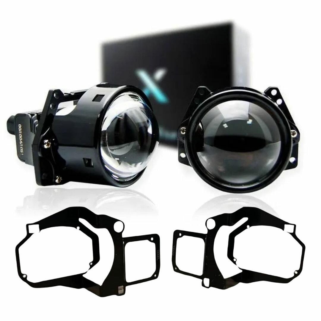 Комплект BI-led Kia Ceed 1 Рестайлинг 2010-2012 (Biled 3.0 + рамки) - YH3 5000к