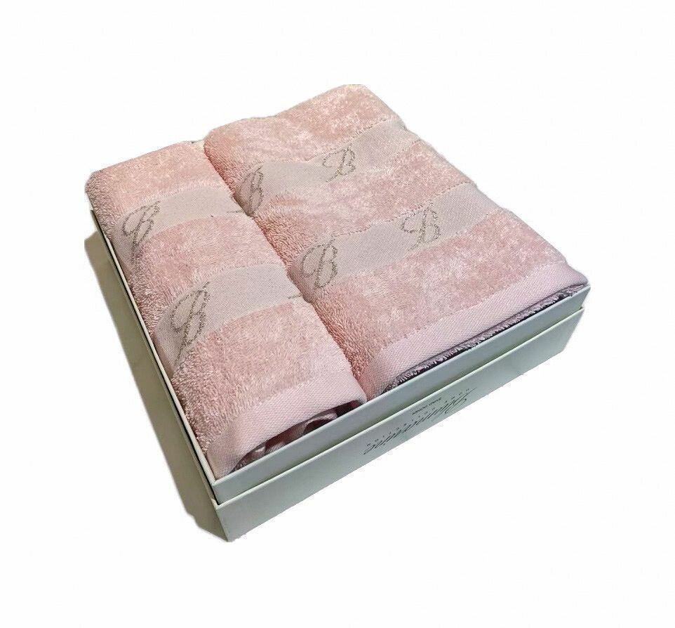 Blumarine home collection 1+1 DOLCE OZIO сет полотенец в подарочной коробке