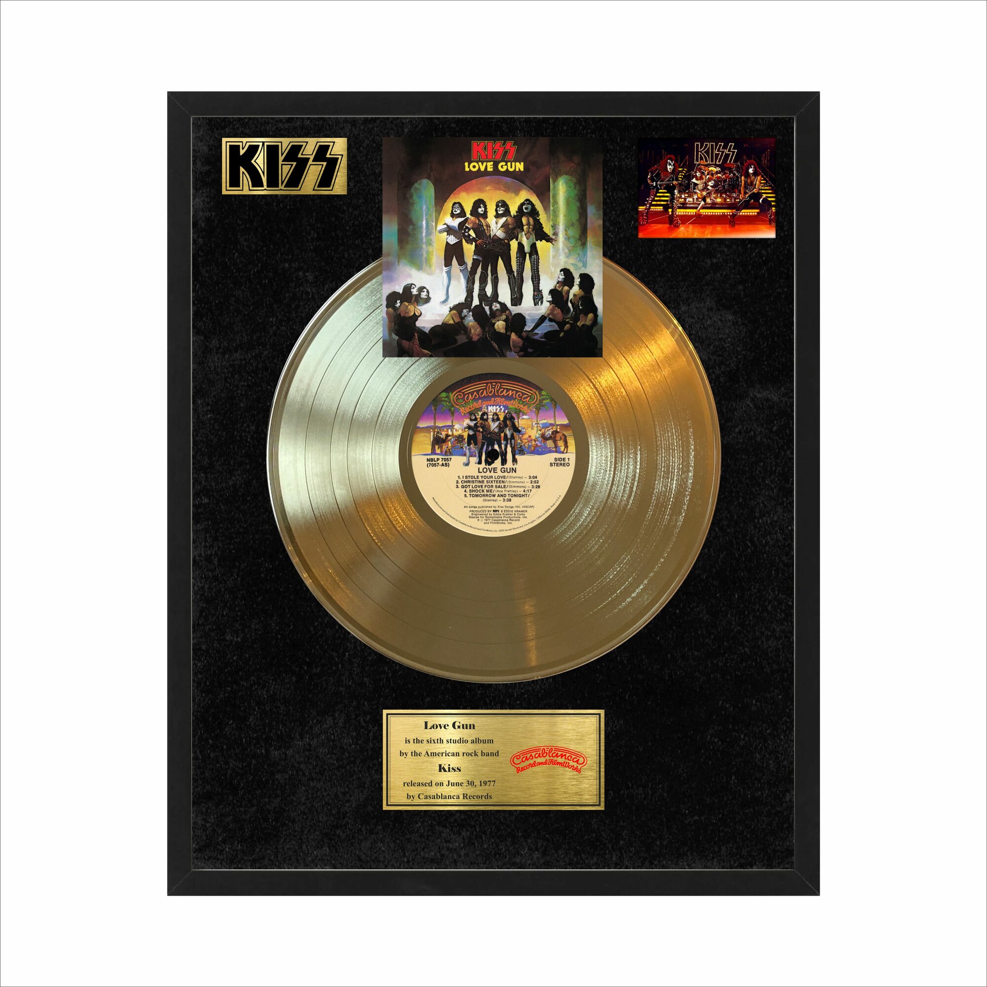 Kiss Картина с золотым диском