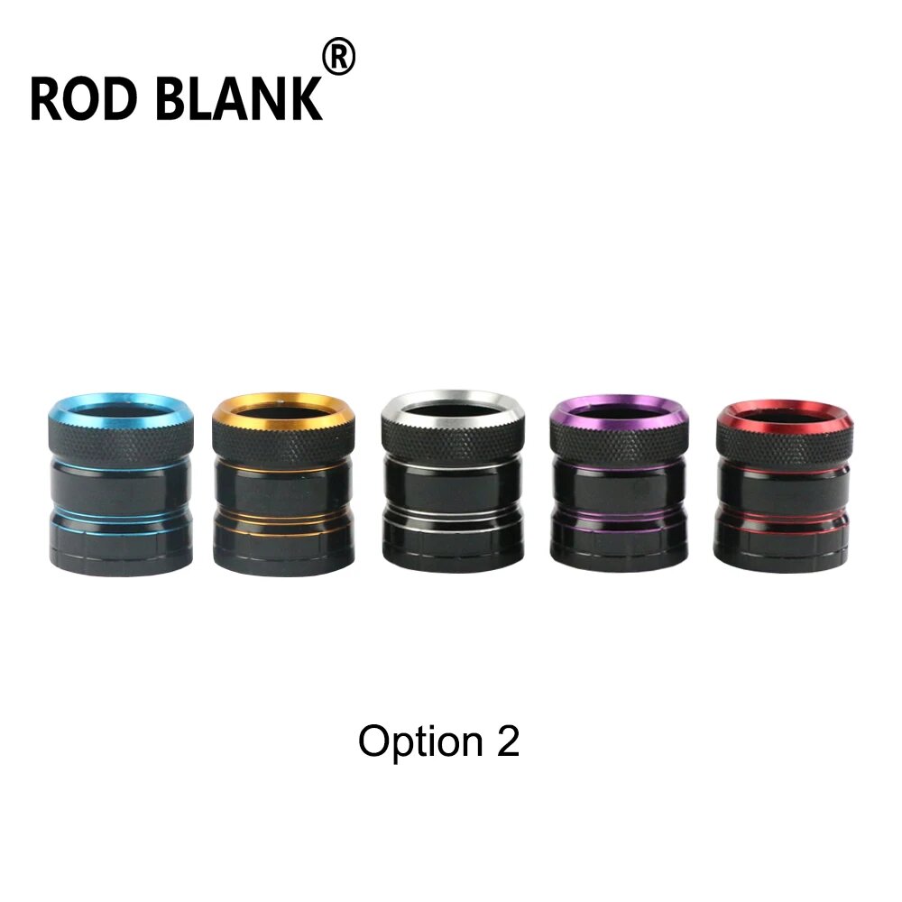 Алюминиевая катушкодержатель для удочек ROD BLANK Черный, Option 2, Yellow