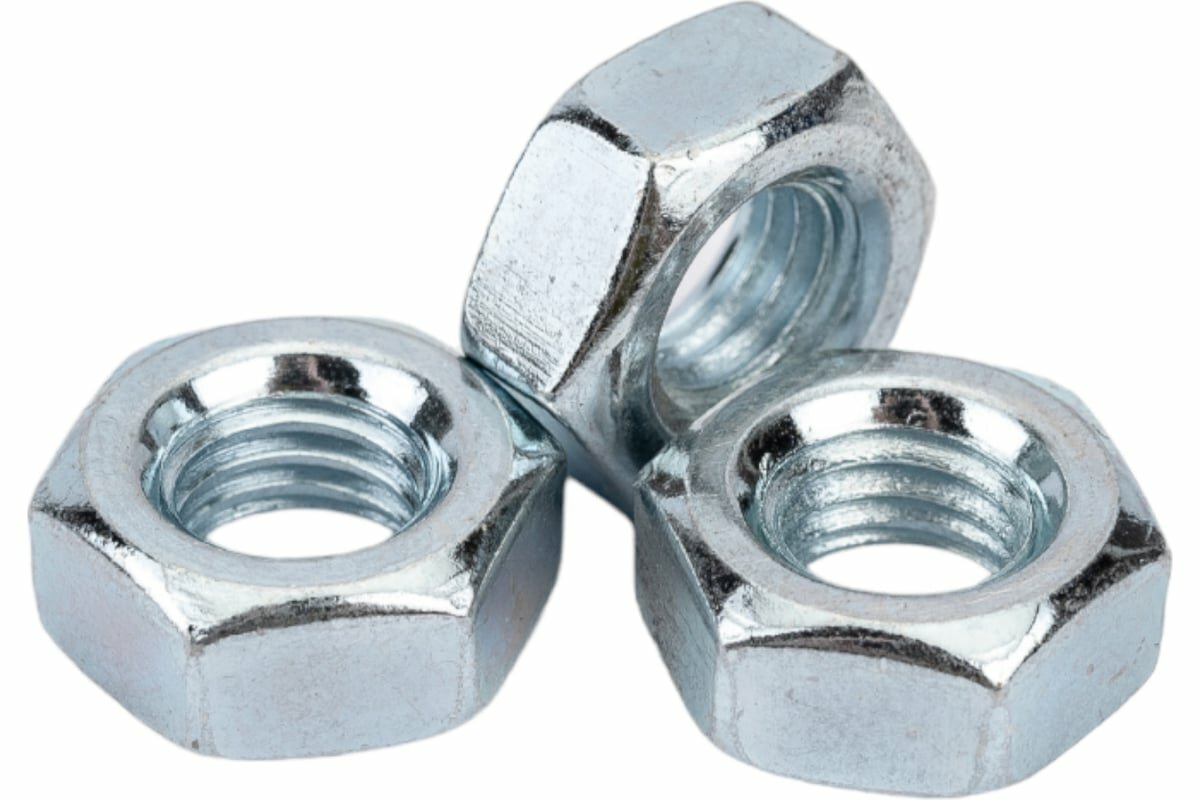 Гайка Госкреп DIN934 М10, набор 18 шт. 6-0036200, стандарт резьбы DIN