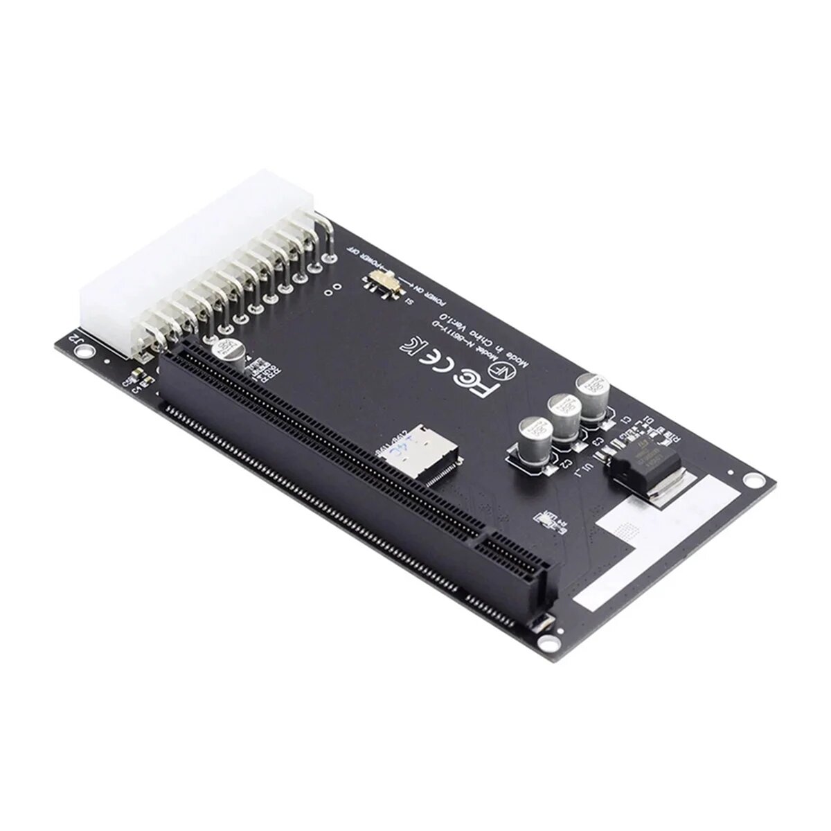 Лидер продаж, адаптер 4X Oculink SFF-8612 SFF-8611 к PCIE PCI-Express 16X с 24-контактным портом питания ATX для видеокарты материнской платы