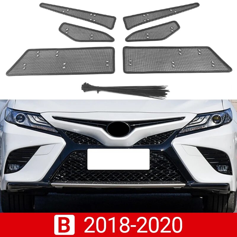 Сетка решетки радиатора Toyota Camry 70 B 2018-2020