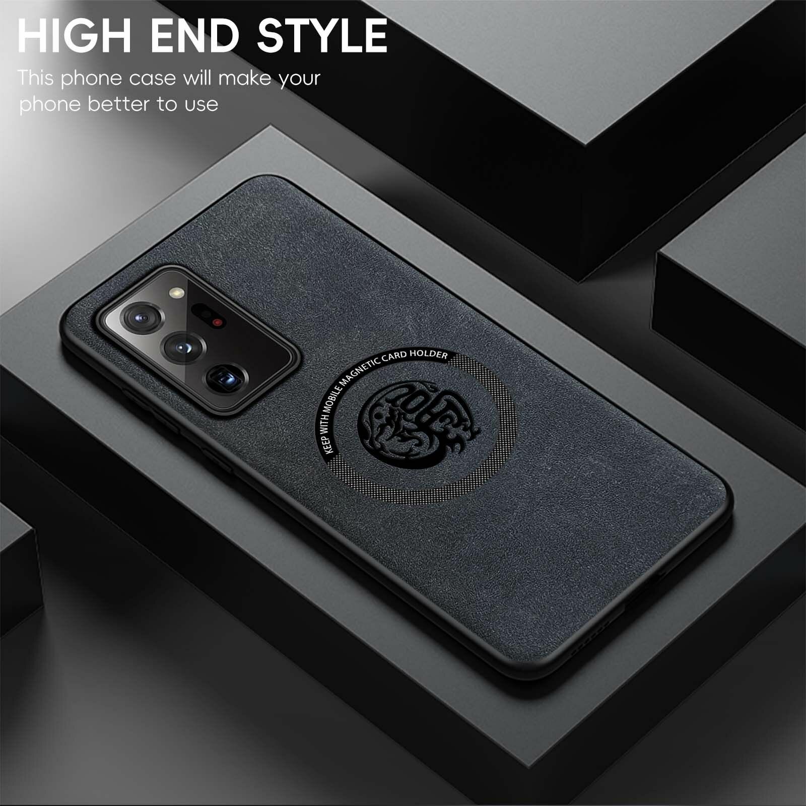 Чехол для смартфона Samsung Galaxy Note 20 Ultra ( Самсунг Нот 20 Ультра) Роскошная кожа magsafe противоударный , Защита от падения, Корпус мобильного телефона с защитой камеры