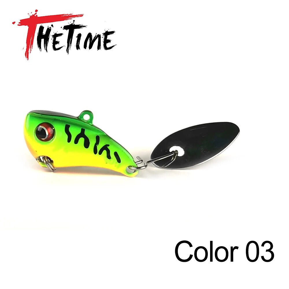 THETIME JINLIN Spinner VIB воблер 26mm 5g, Color 03