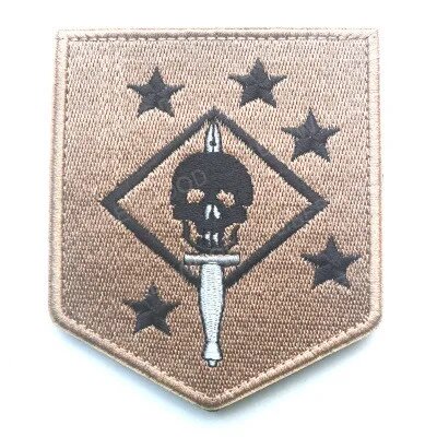 Заплатка USMC Kandahar Whacker 8x10см, цвет: embroidery5