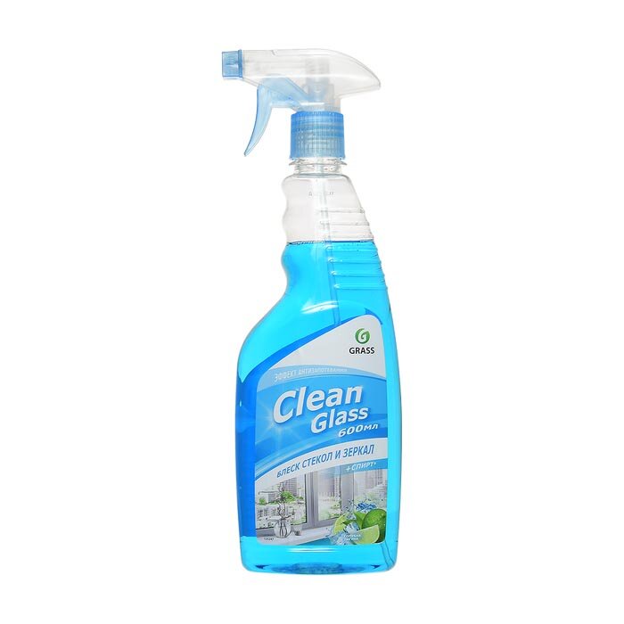 Моющее средство GraSS "Clean Glass. Лагуна" для стеклянных поверхностей, 600 мл