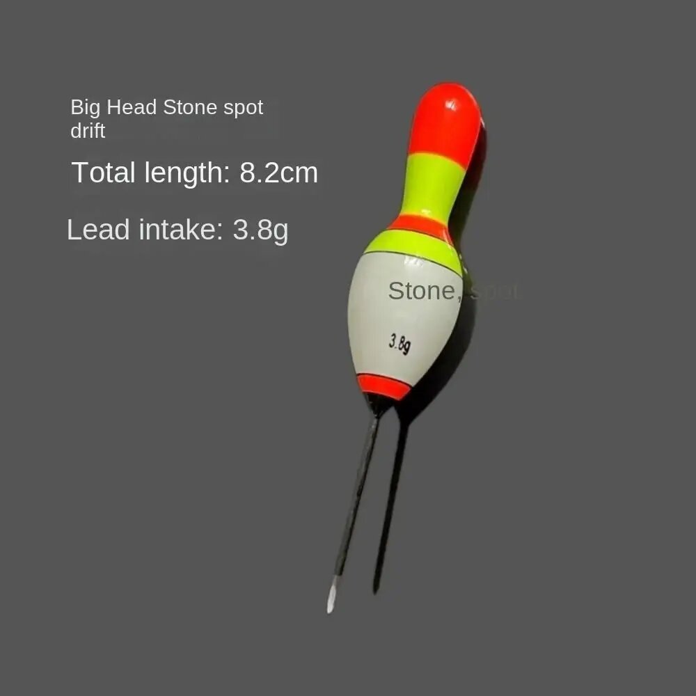 Поплавок для рыбалки Big Head Stone spot drift, 8.2cm, 3.8g, Цвет: 9