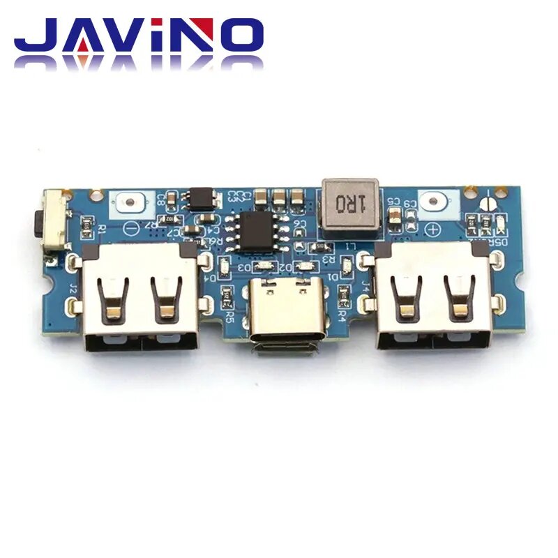 Micro/Type-C USB 5 В 2,4 А двойной USB 18650 Boost зарядное устройство для аккумулятора мобильный аккумулятор аксессуары для телефона DIY