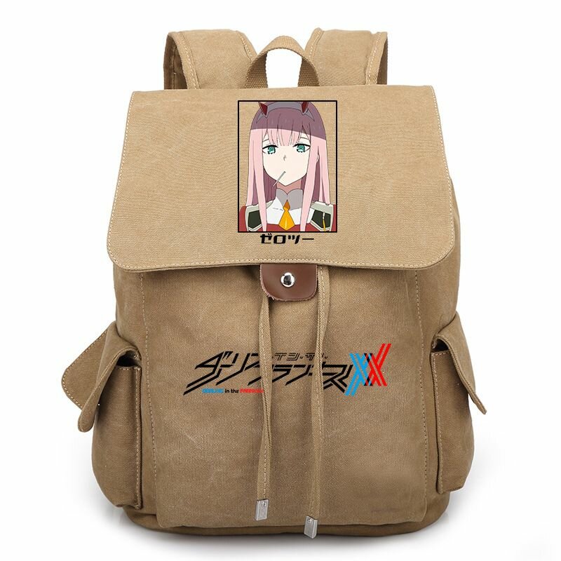 Аниме Рюкзак Любимый во Франкcе / Darling in the FranXX унисекс Арт подростковый школьный-JIANGYIN