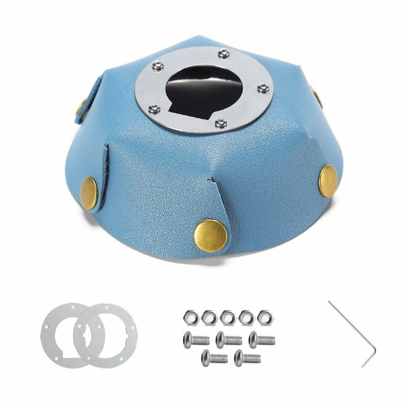 Пыленепроницаемый универсальный сверхмощный абажур из искусственной кожи, декоративный светильник, прочный