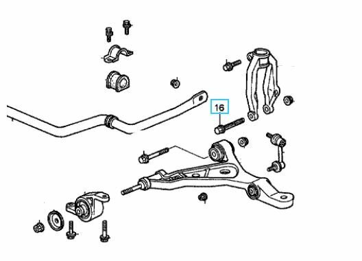 Болт, демпфер; Вилка (12X98) (Оригинал)