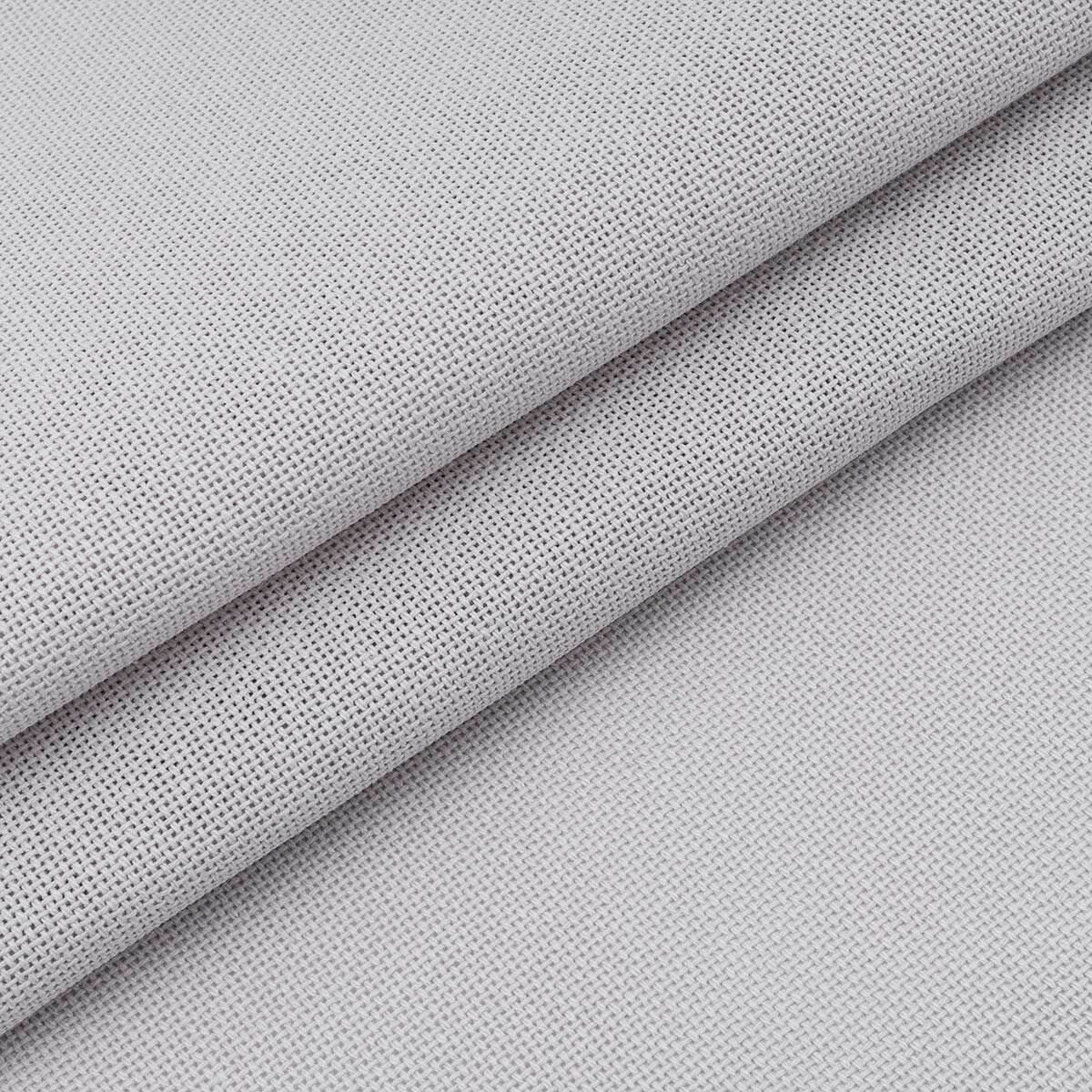 Канва в упаковке 1235/786 LINDA Schulertuch 27ct (100% хлопок) 50х70см, серый светлый