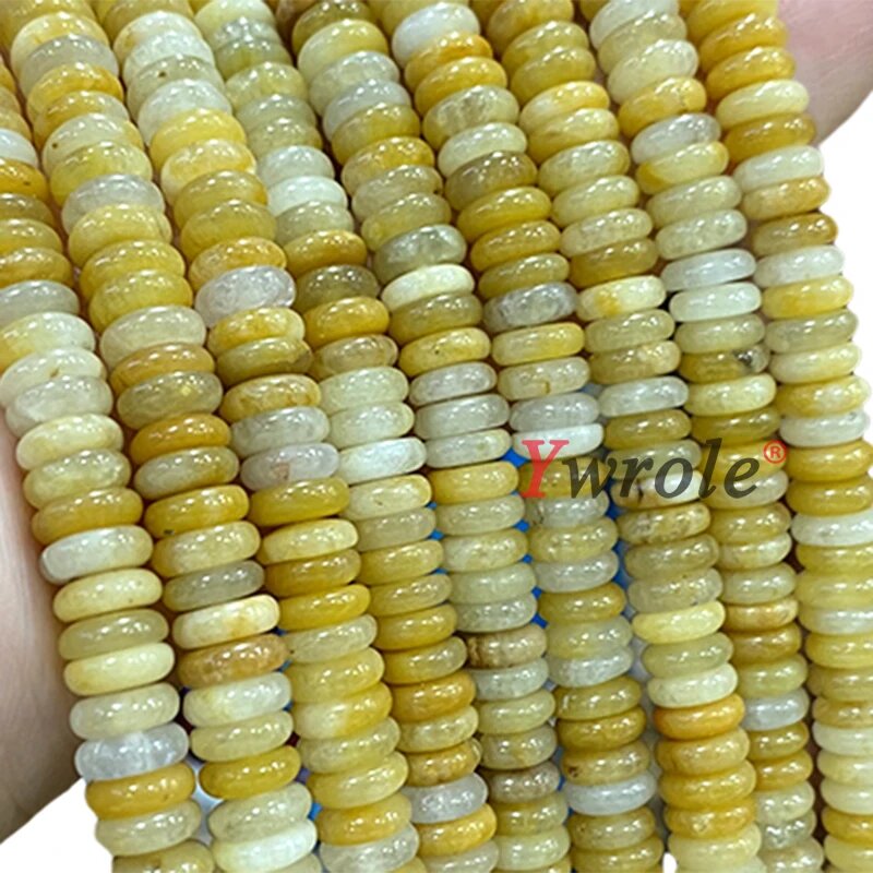 Ювелирные бусины из желтого топаза YWROLE 2x6 мм 2x6mm about 80pcs