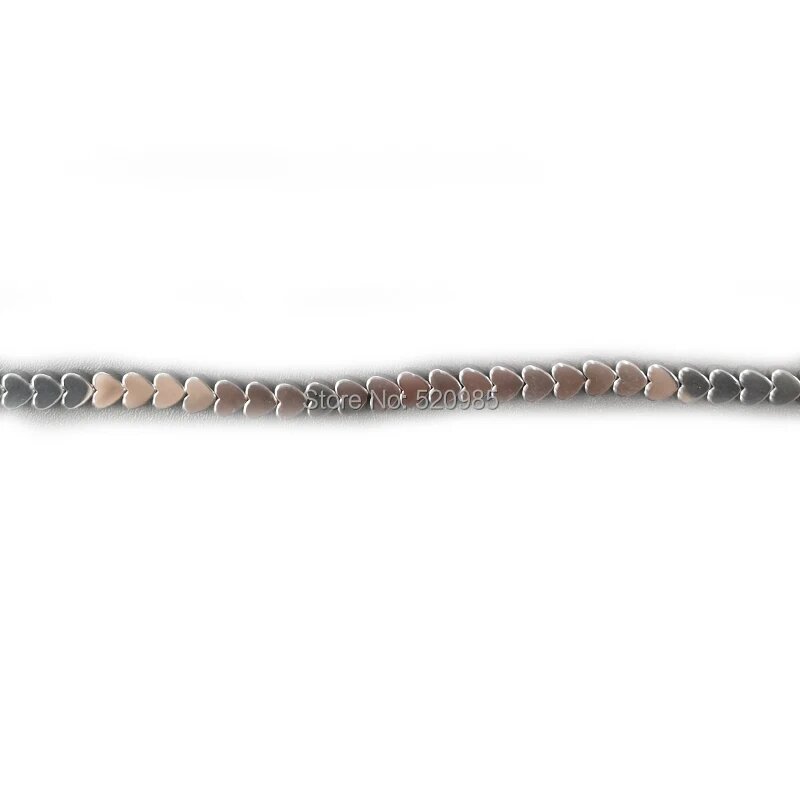 MOON BEADS Гематит Бусины Сердце 5x6 мм 80 шт