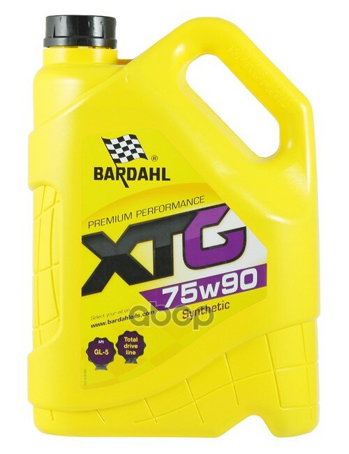 Масло трансмиссионое синт XTG 75W90 GL5 (5л) 36383 Bardahl арт. 36383