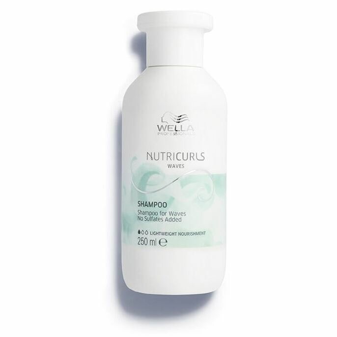 Шампунь Wella Professionals Nutricurls Бессульфатный для вьющихся волос, 250 мл