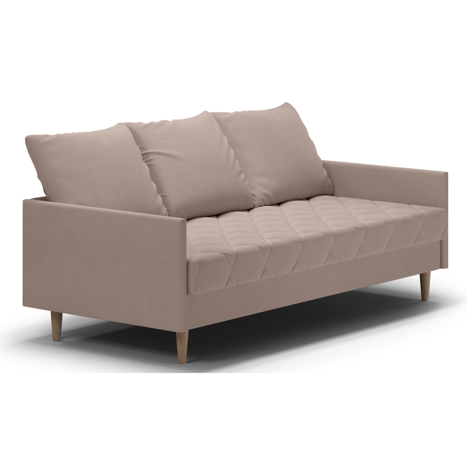 Кушетка WESTENY "ART-313" 200x94x62, 90x190, 1 место, бежевый велюр