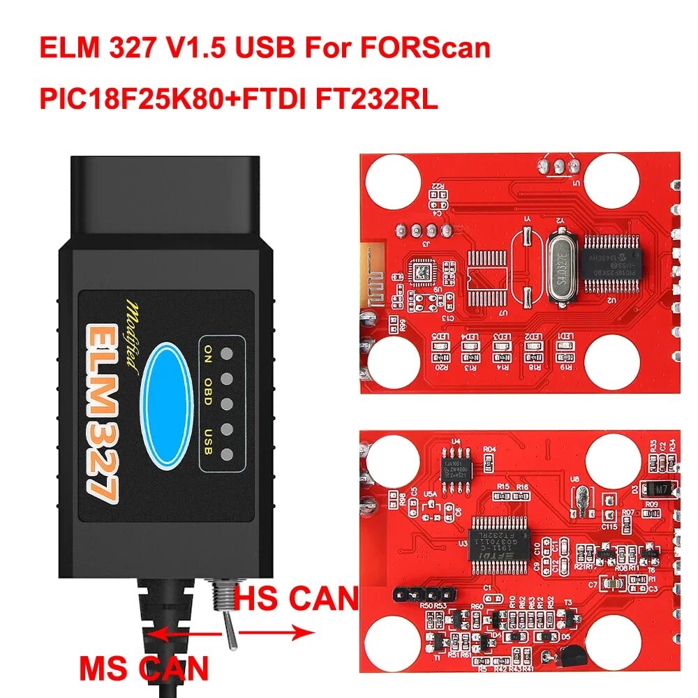 Vgate vLinker FD + ELM327 Bluetooth 4,0 для Ford FORScan wifi OBD2 автомобильный HS MS CAN USB