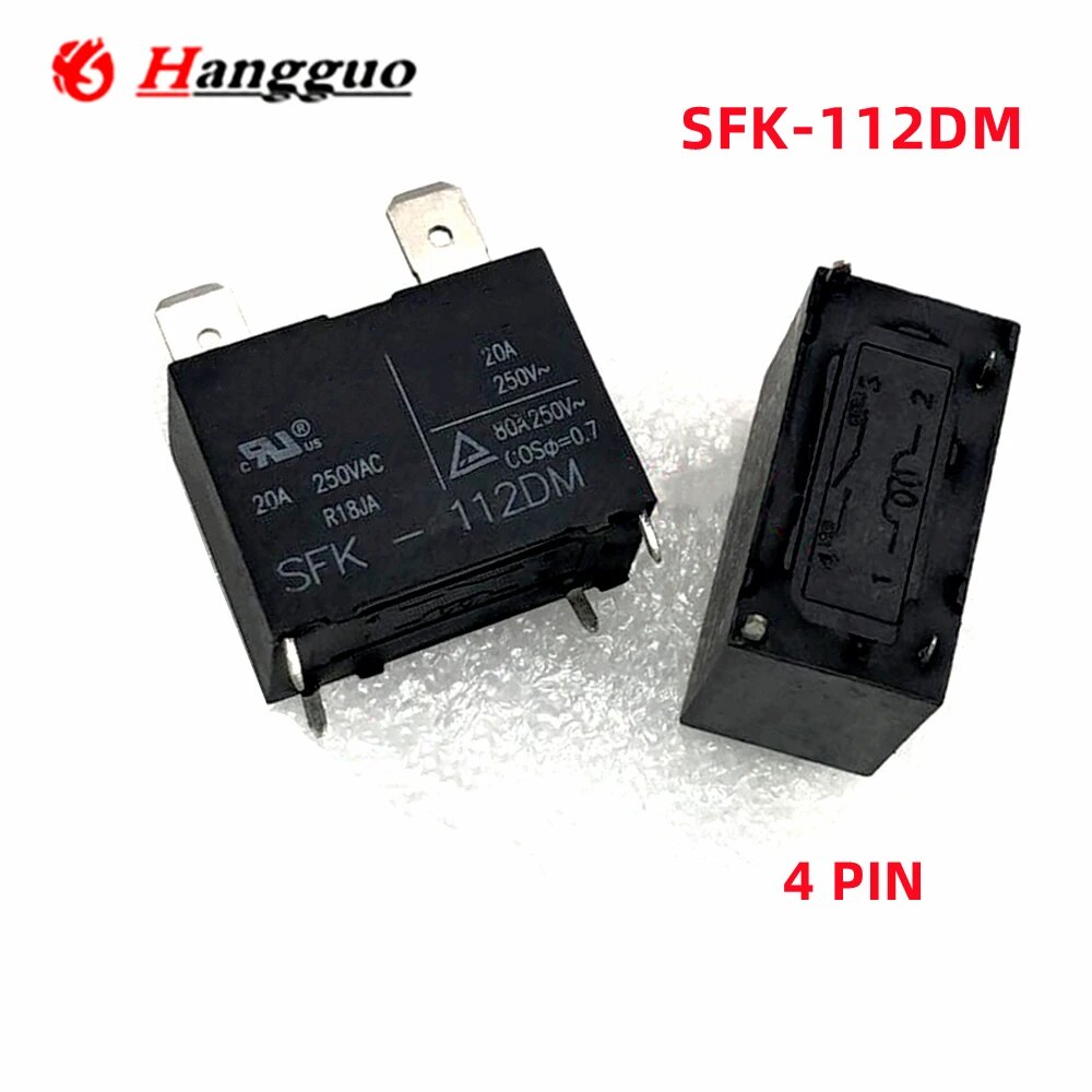 Реле мощности SFK-112DM 12VDC 20A 250VAC 5 шт.