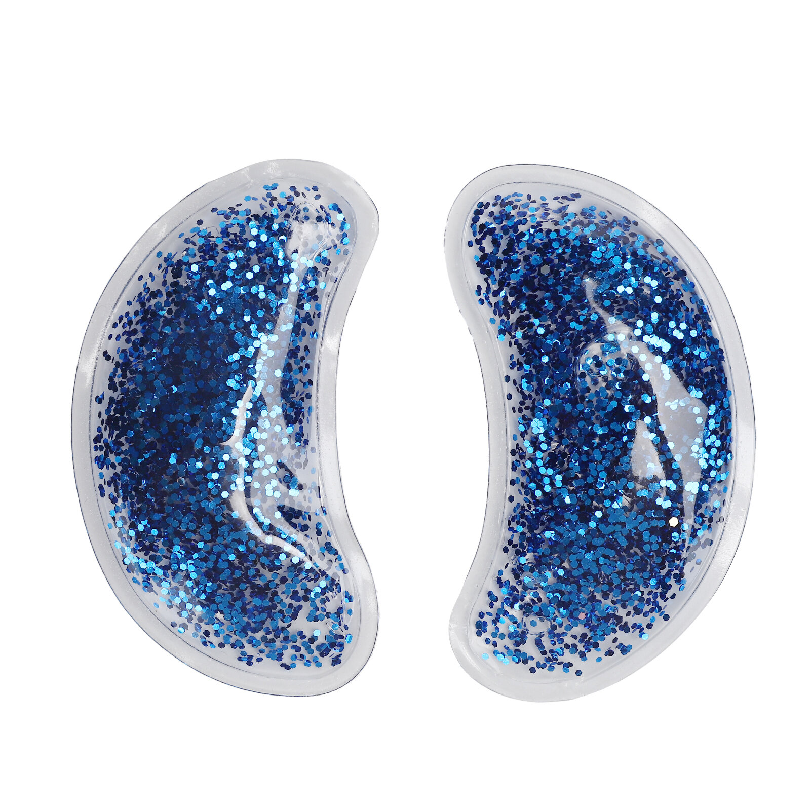 Многоразовый набор гелей для глаз от темных кругов, горячая холодная терапия, синяя гелевая маска для глаз, снимает усталость, 2 шт.