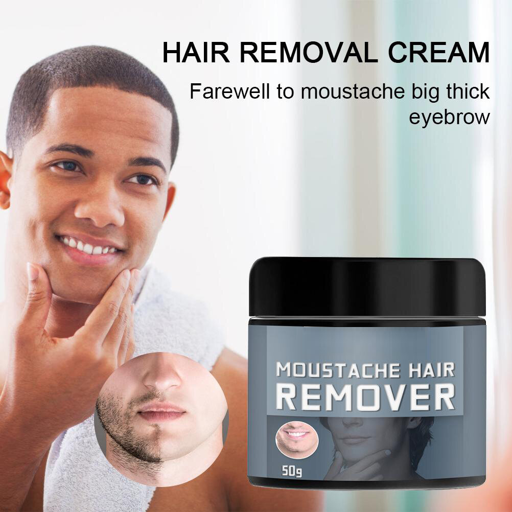 Крем для удаления волос у мужчин, крем для удаления бороды, увлажняющий крем для депиляции бороды