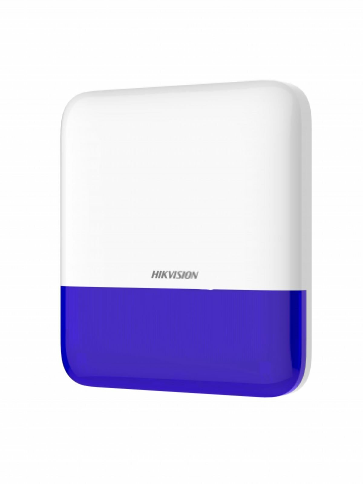 Уличная беспроводная сирена Hikvision DS-PS1-E-WE (AX PRO), светозвуковая, синий индикатор