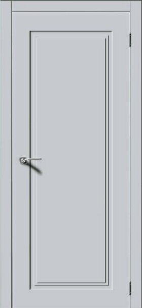 Межкомнатная Дверь Verda Квадро 6 Лайтгрей Глухая 2000х800мм (Полотно 1шт) / Верда.