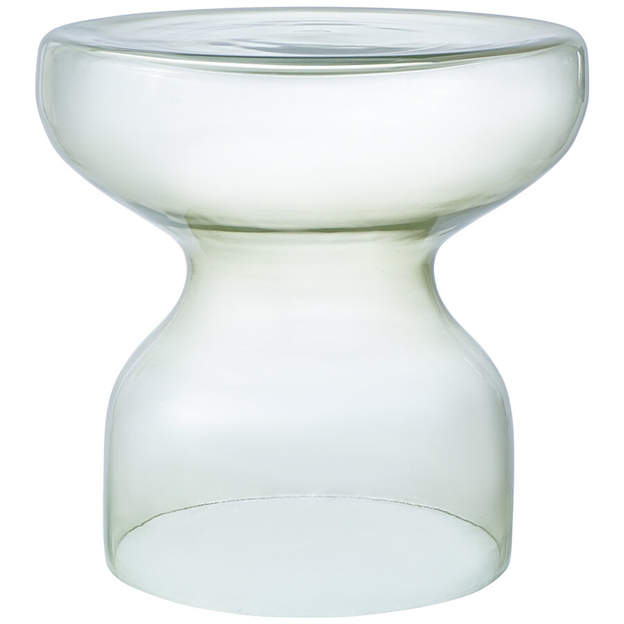 Столик журнальный Bergdys d41 см стеклянный для дома лофта офиса зеленый Bergenson Bjorn BB0000223