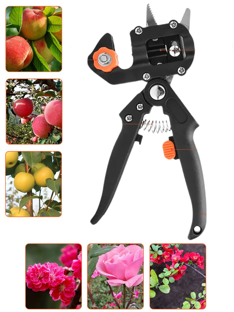 Прививочный секатор. Инструмент для прививки деревьев и растений