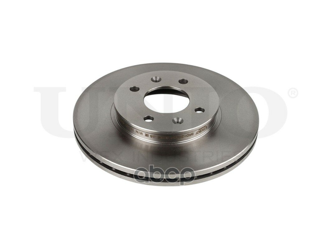 Диск тормозной Диск тормозной передний Hyundai Solaris IV 10-, Kia Rio III 11- UNIO арт. BRD-20002