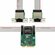 Сетевая карта Mini PCI-E 2 порта 1000Мбит/с, Цвет: COM