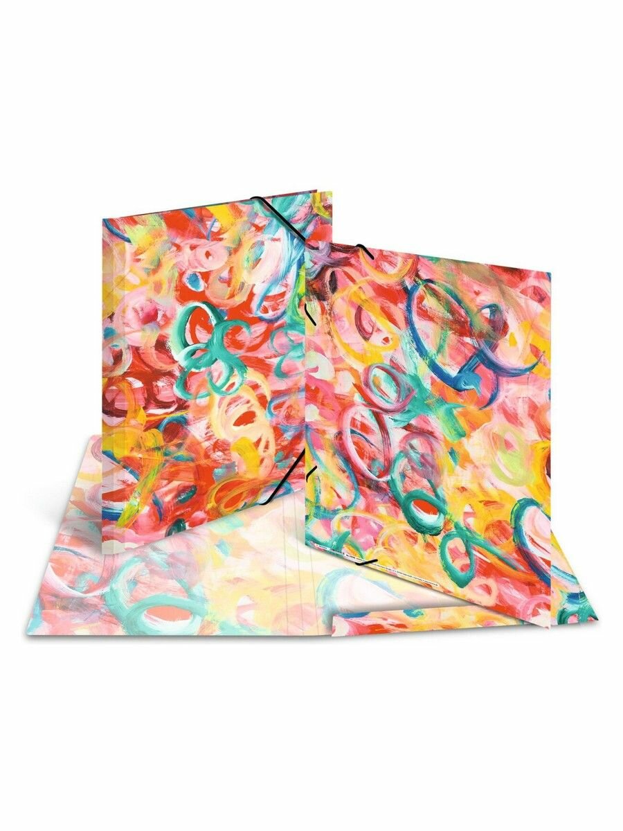 Папка для документов на резинке, картон А3