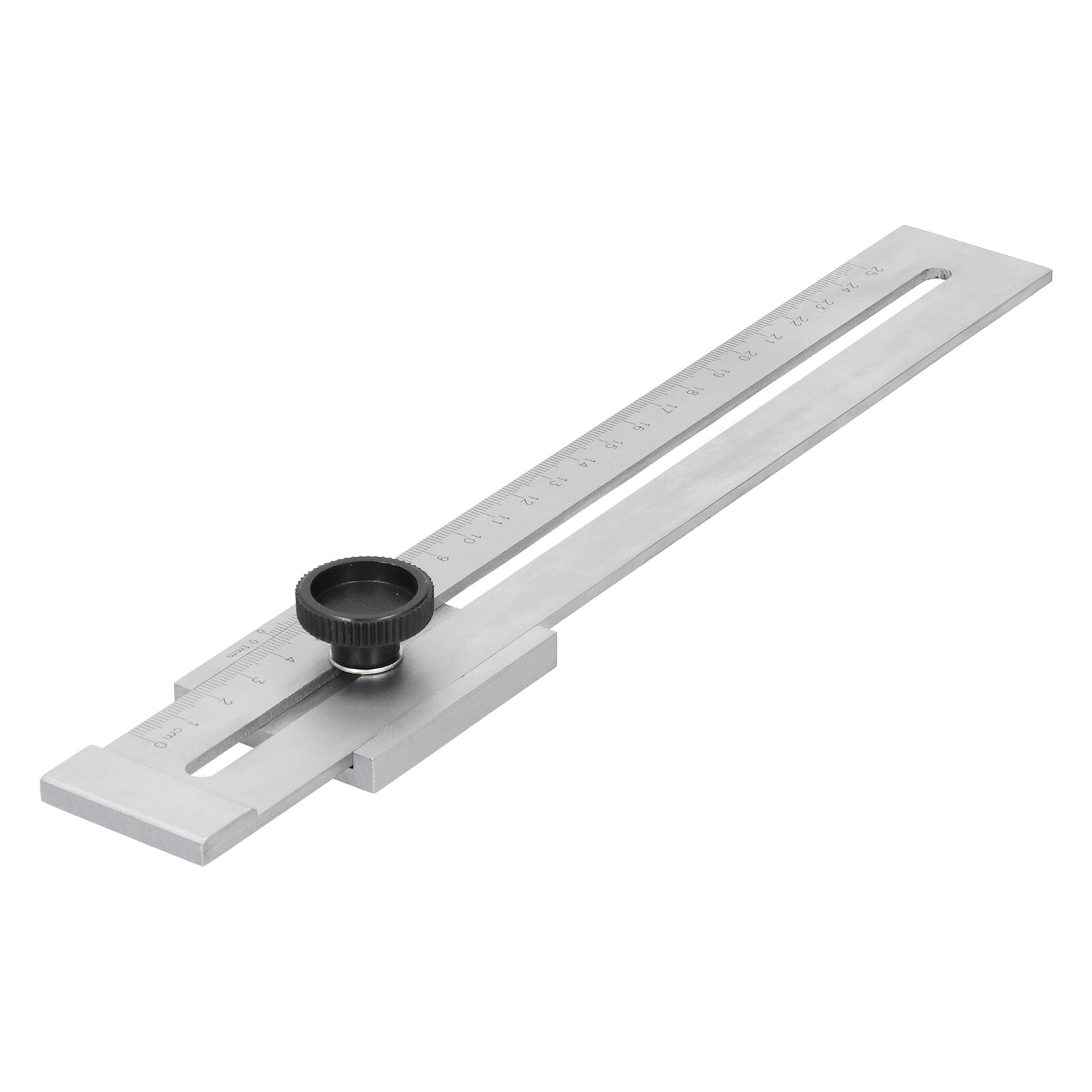 Линейка для раскраски отверстий 0-250мм для деревообработки инструмент для раскраски крест-накрест маркер для столярных работ линейка для меток, материал нержавеющая сталь и ABS, 1 штука