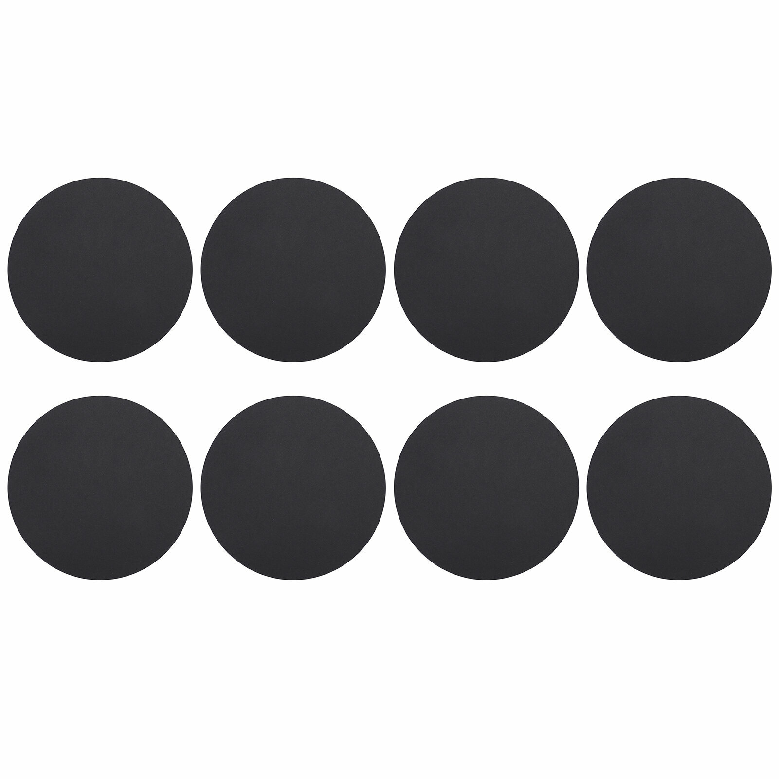 8 шт. толстых черных круглых картонных листов, расписанных вручную, для школьных проектов, творчества, офисных принадлежностей.