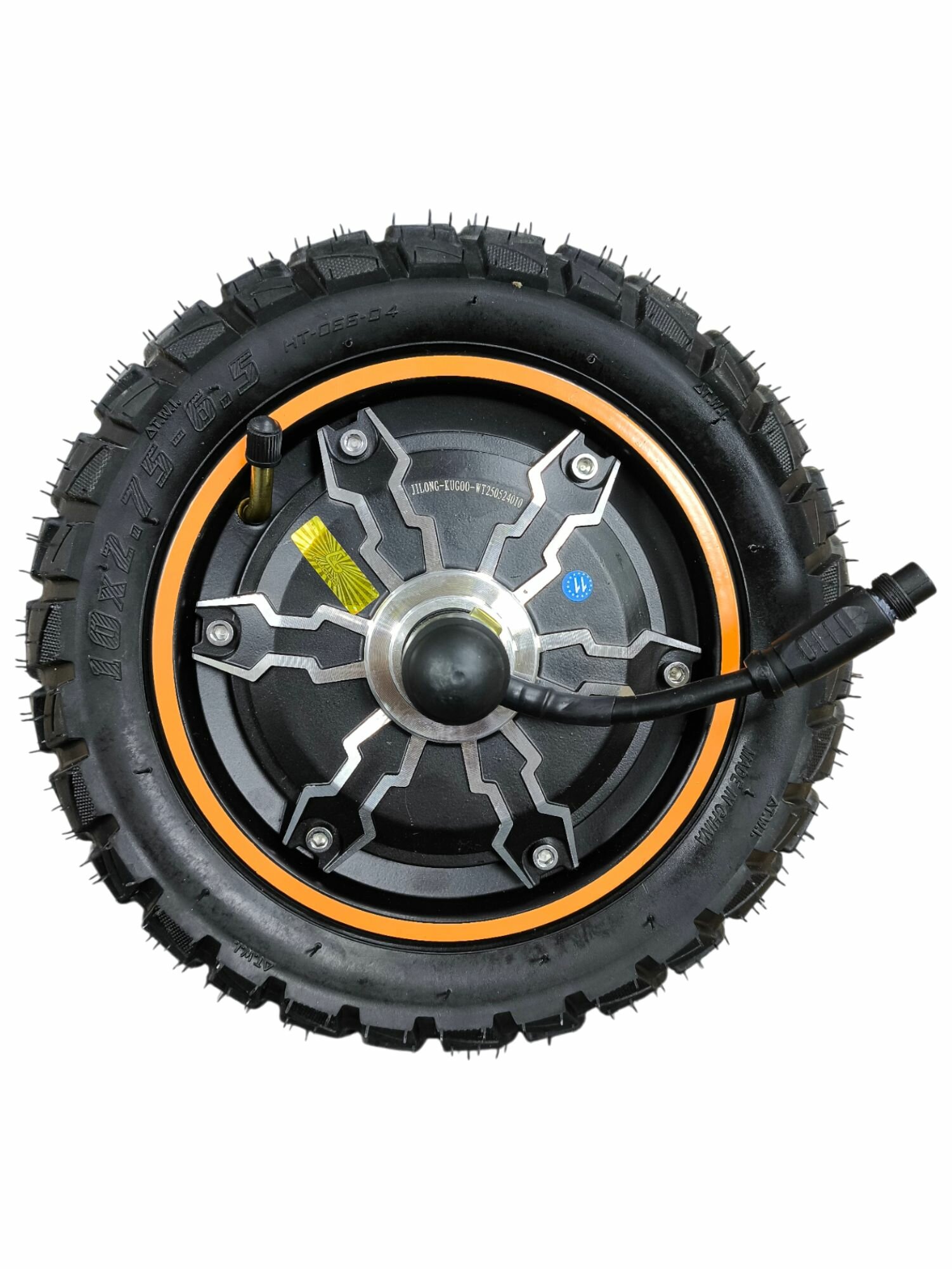 Мотор-колесо в сборе с покрышкой и тормозным диском электросамоката Kugoo M4 Pro Max