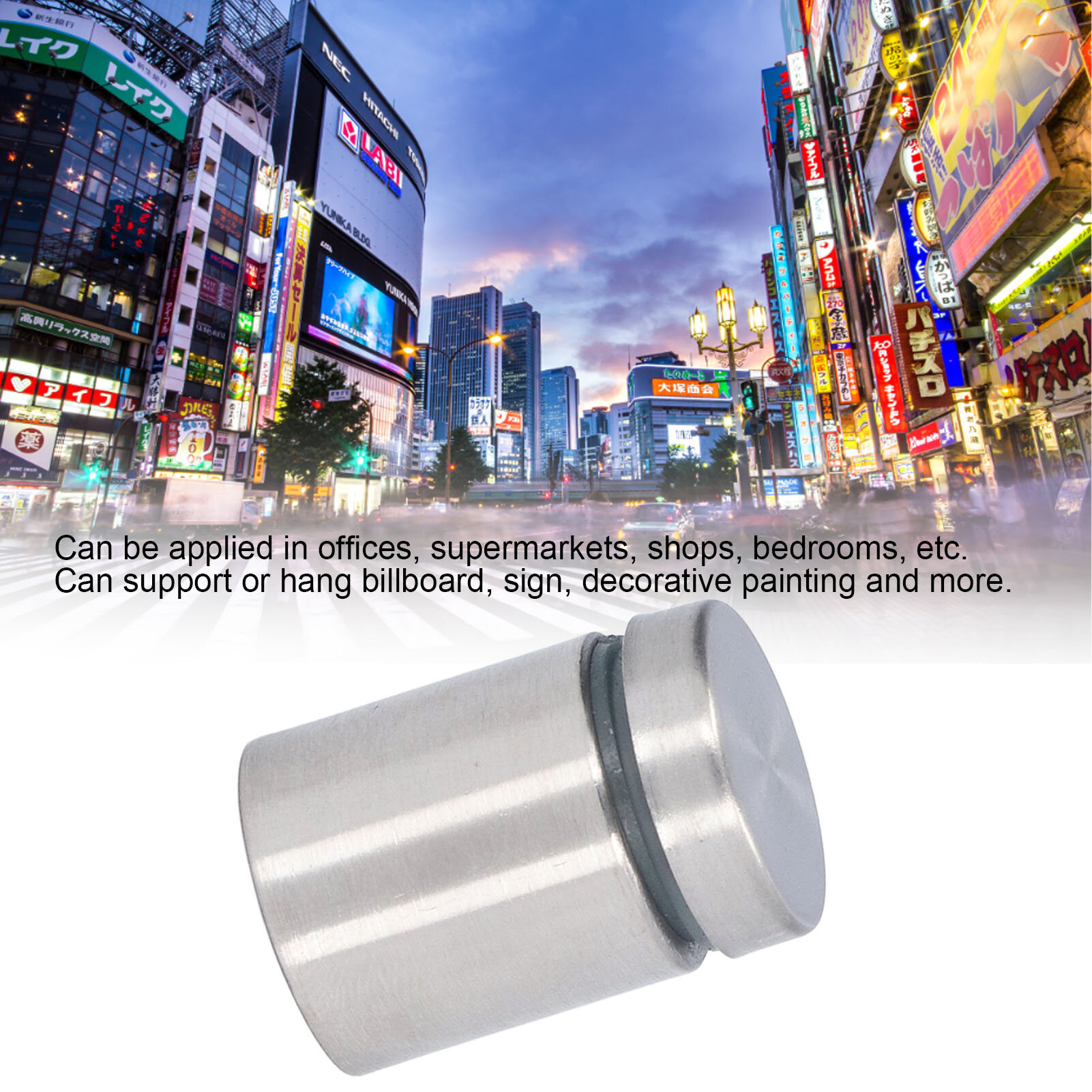 12 шт. противостоящий винт из нержавеющей стали 19x25 мм, комплект крепежа для настенного крепления для рекламы