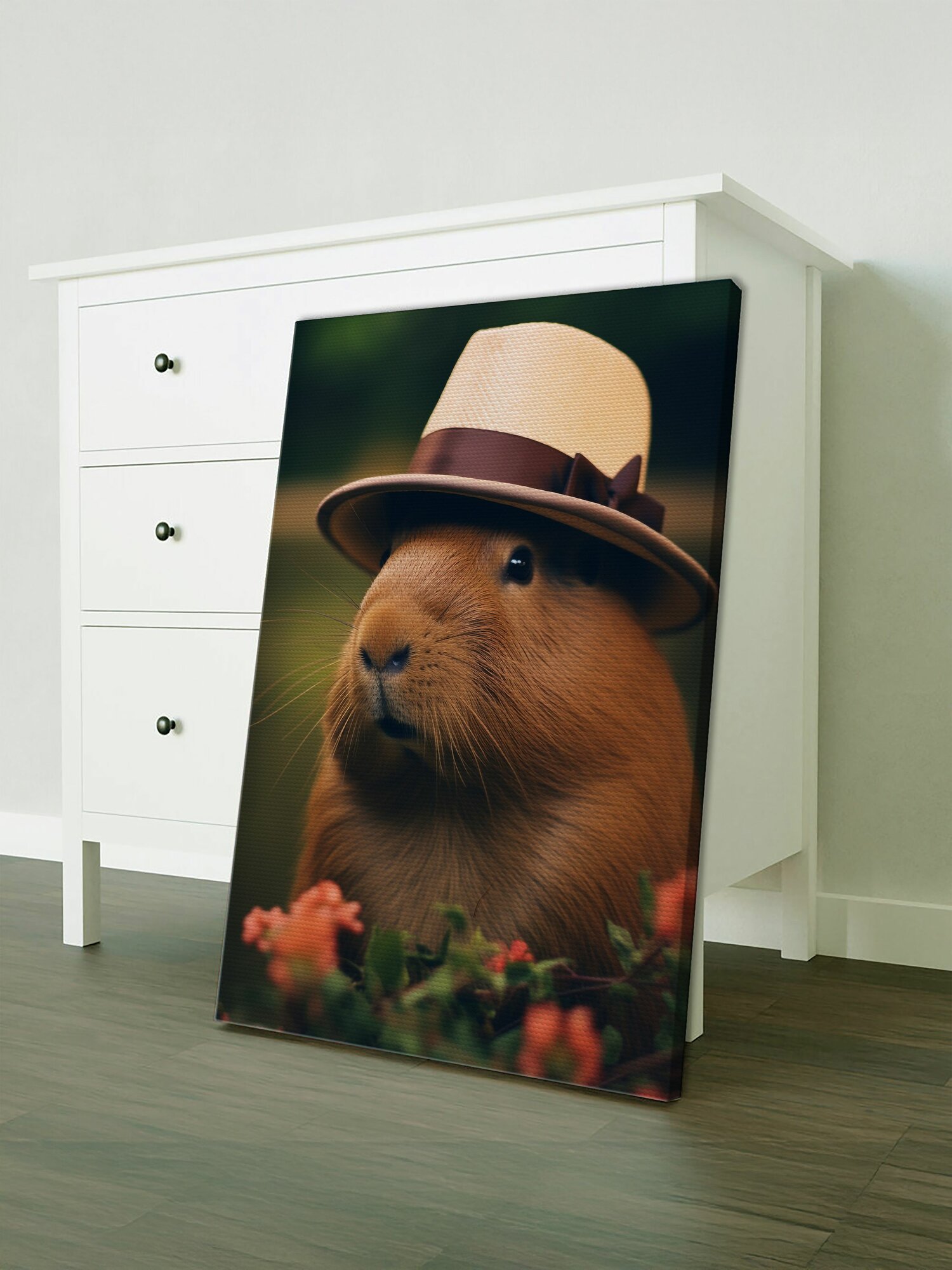 Картина милая капибара 60*40