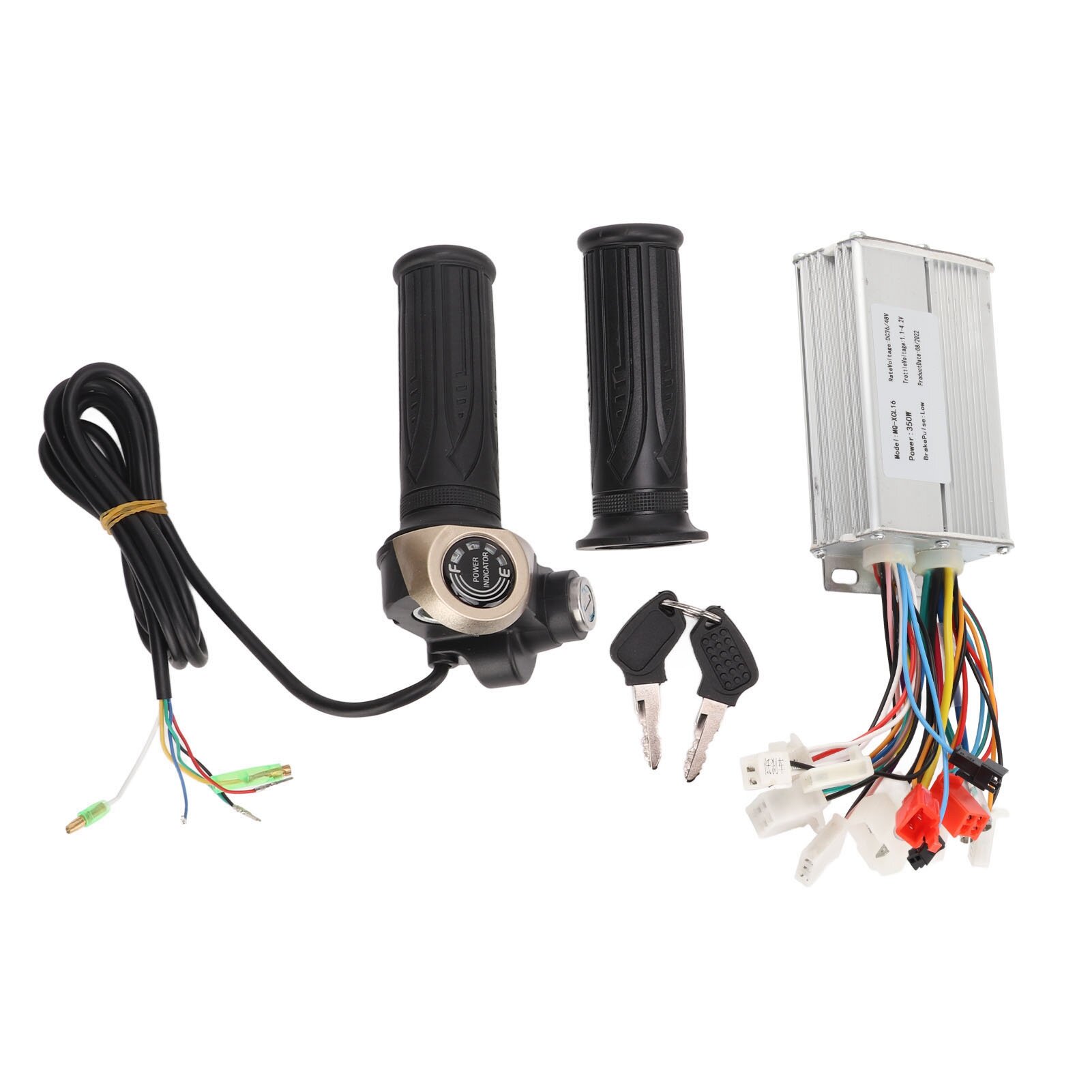 36 В 48 В 350 Вт двигатель бесщеточный контроллер скорости с рулем с батареей для электрического скутера велосипеда