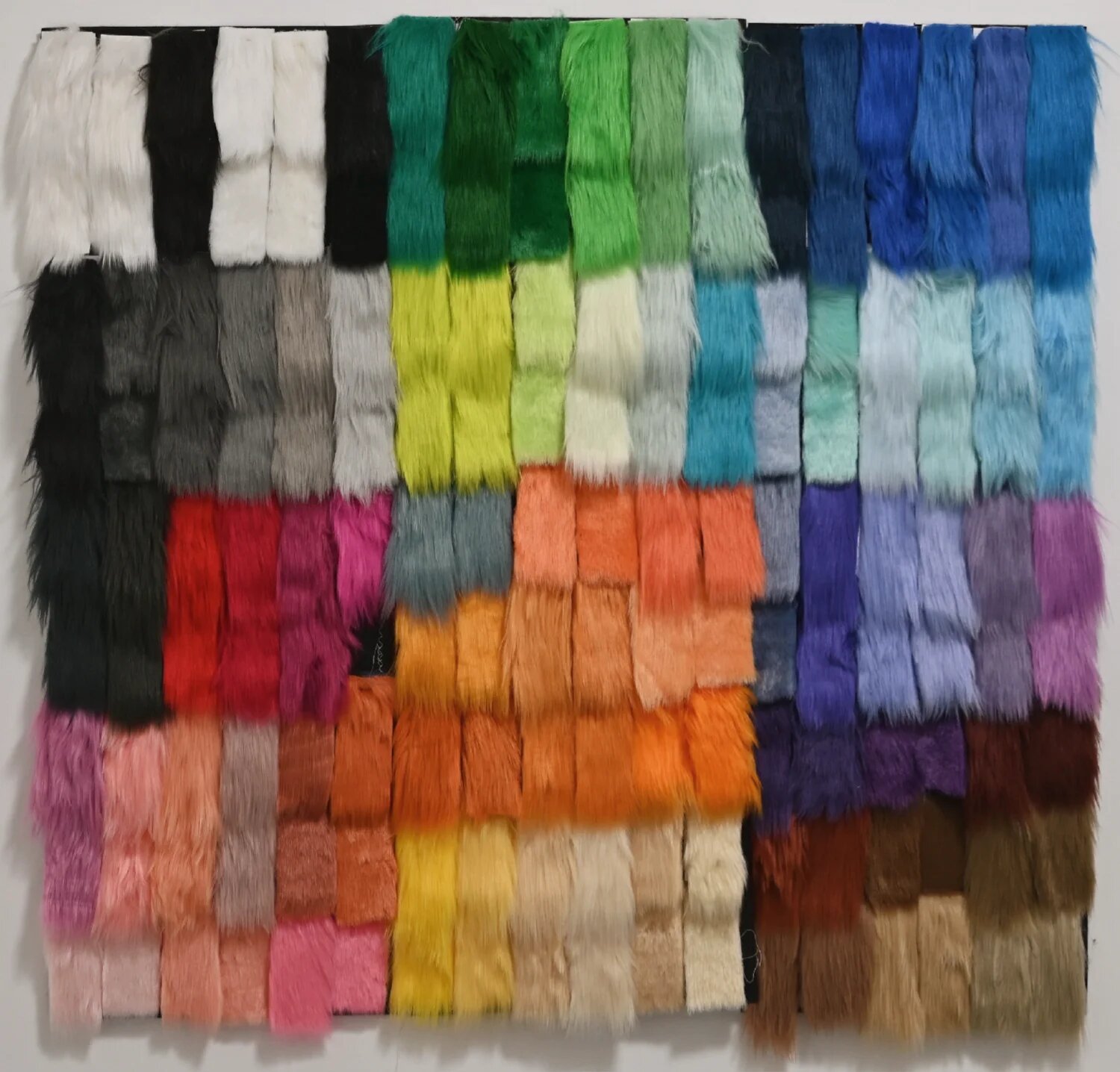 Образцы меховой ткани Miemiefur Polyester/Acrylic