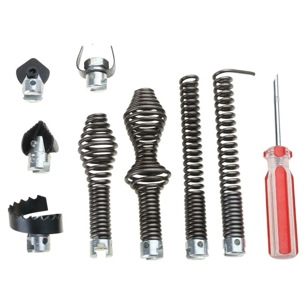 Аксессуары для очистки канализации 16 мм, головки для прочистки дренажа для быстрого устранения засоров