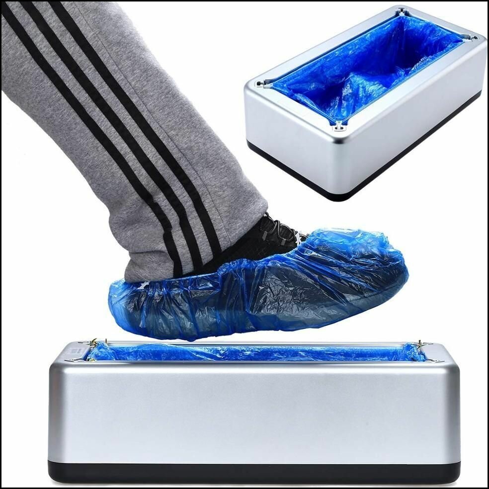 Автоматическая машина для изготовления одноразовых водонепроницаемых бахил, портативный ручной дозатор, подходит для домов, офисов, супермаркетов, фабрик