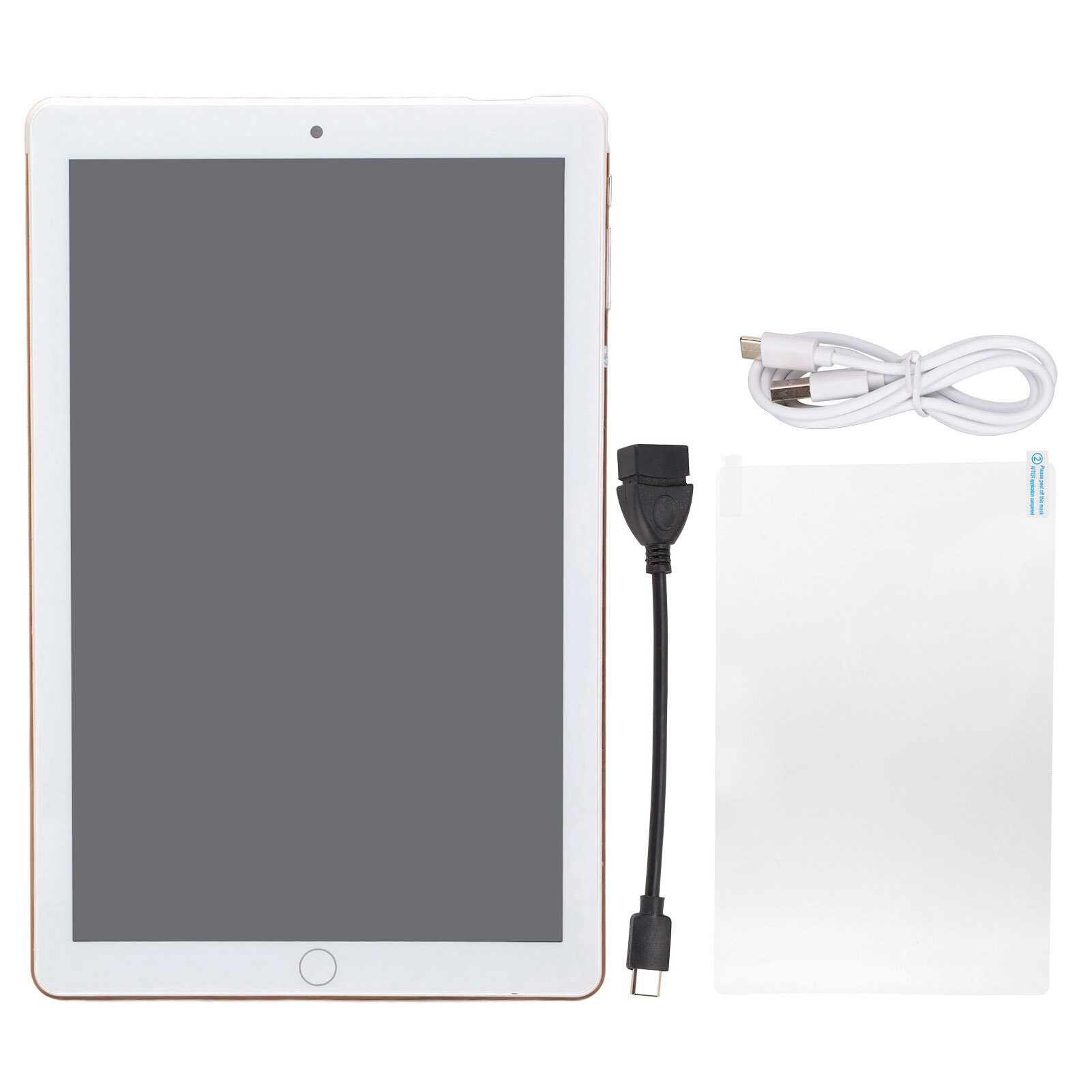 10.1" HD MTK6592 8-ядер 1ГБ+16ГБ WiFi 2800мАч 3 слота Type-C, золотой