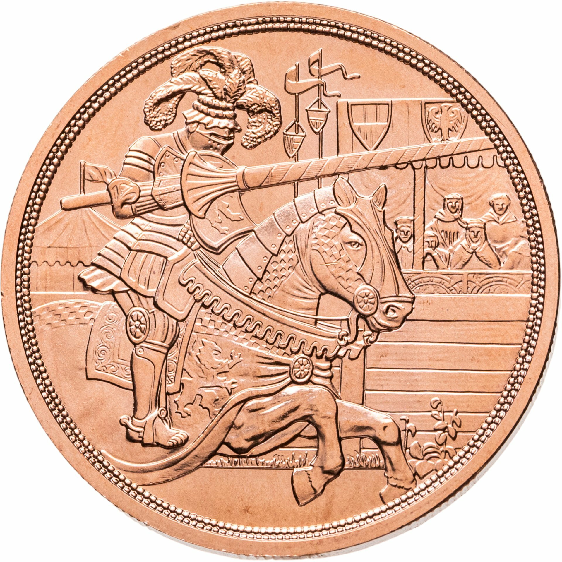 Австрия 10 евро 2019 Рыцарские истории - Рыцарство, Медь, в сохранности UNC