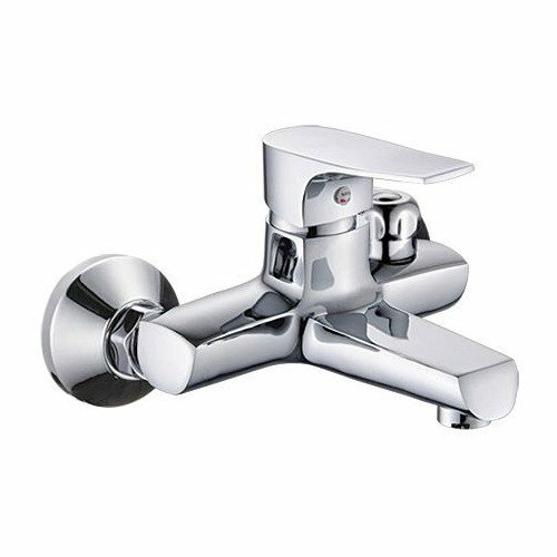 Смеситель для ванны Potato хром однорычажный короткий излив система быстрого монтажа