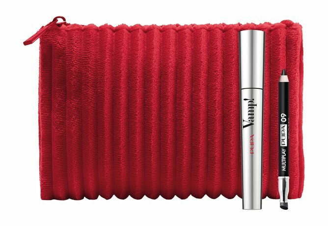 Pupa Vamp! + Multiplay Soft Velvet Beauty Kit Набор для макияжа глаз в косметичке 100мл