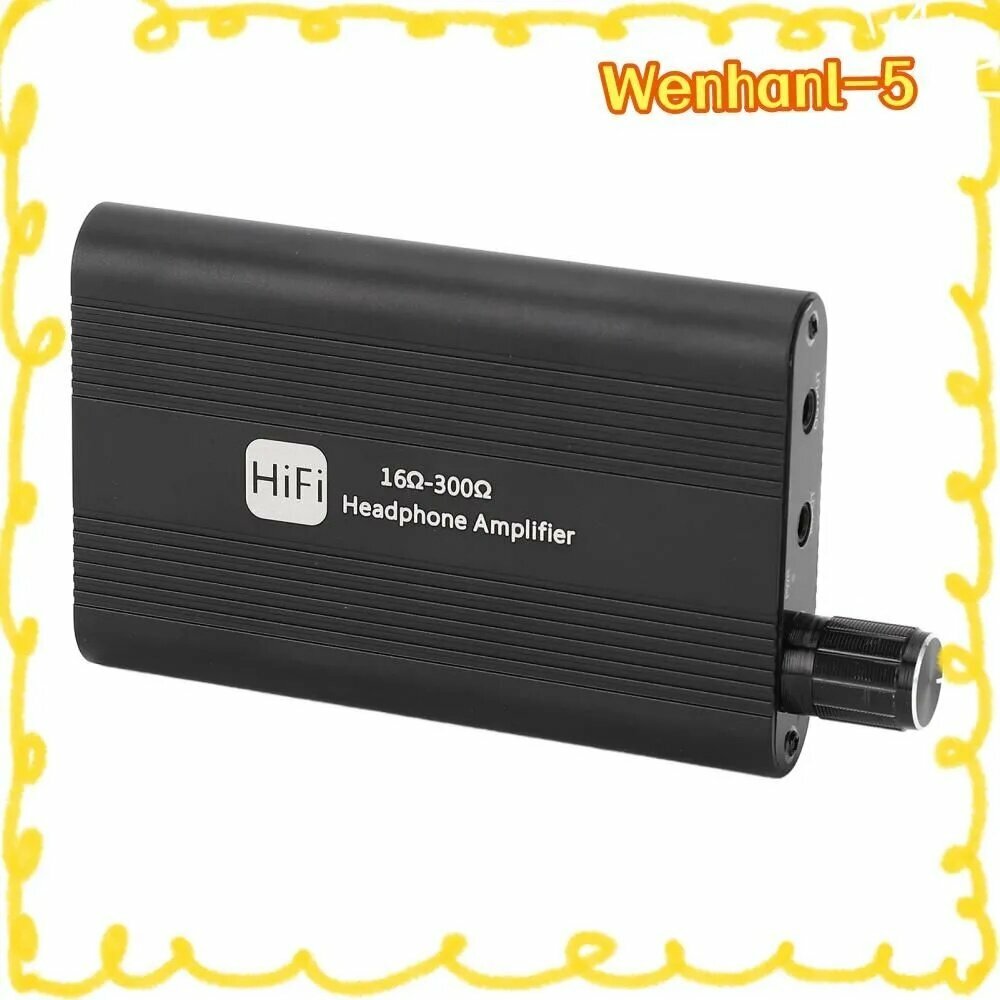 Портативный HiFi усилитель для наушников, с регулировкой громкости и контролем баса, для MP3 и MP4